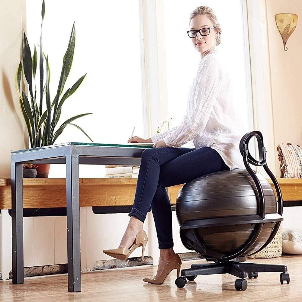 Gaiam Balance Ball Chair Review - Senior Fit Life