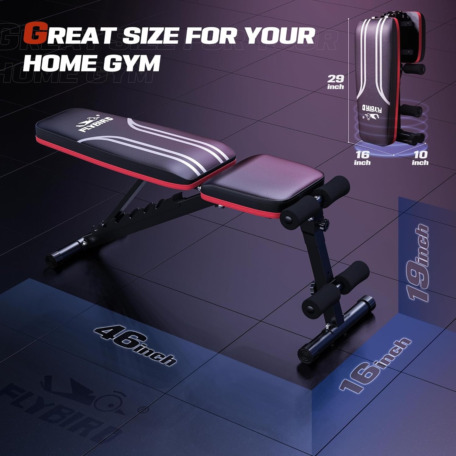 FLYBIRD Adjustable Bench Review - Senior Fit Life